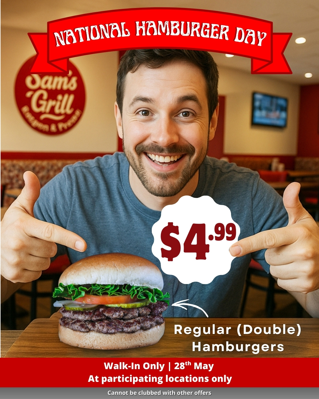 Sam's Grill Burgers | Sam's Grill | fast fresh food | fresh cut fries